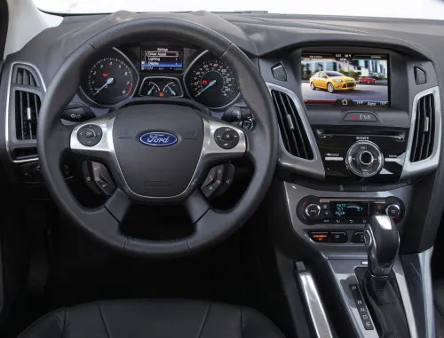 The interior of the 2012 Ford Focus